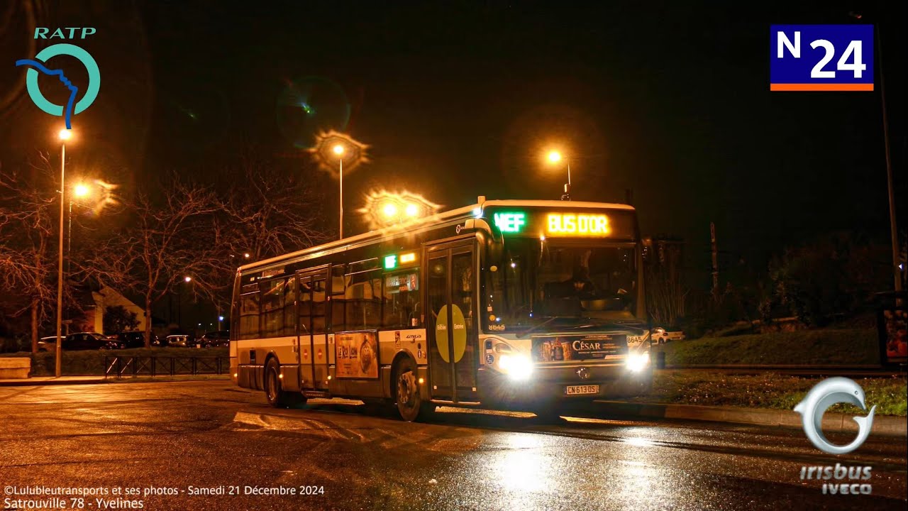 BUS N24 - IRISBUS CITELIS 12 EEV - 8645 - FULL KICKDOWN 🔥🧨 - YouTube