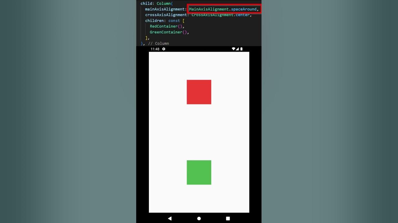 Align Widgets in a Column in Flutter - YouTube