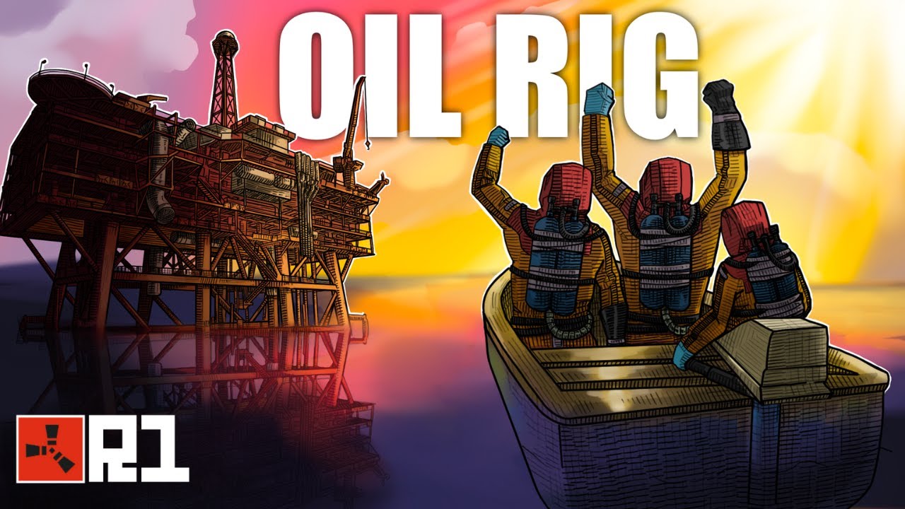 The Journey to Oil Rig - Rust - YouTube