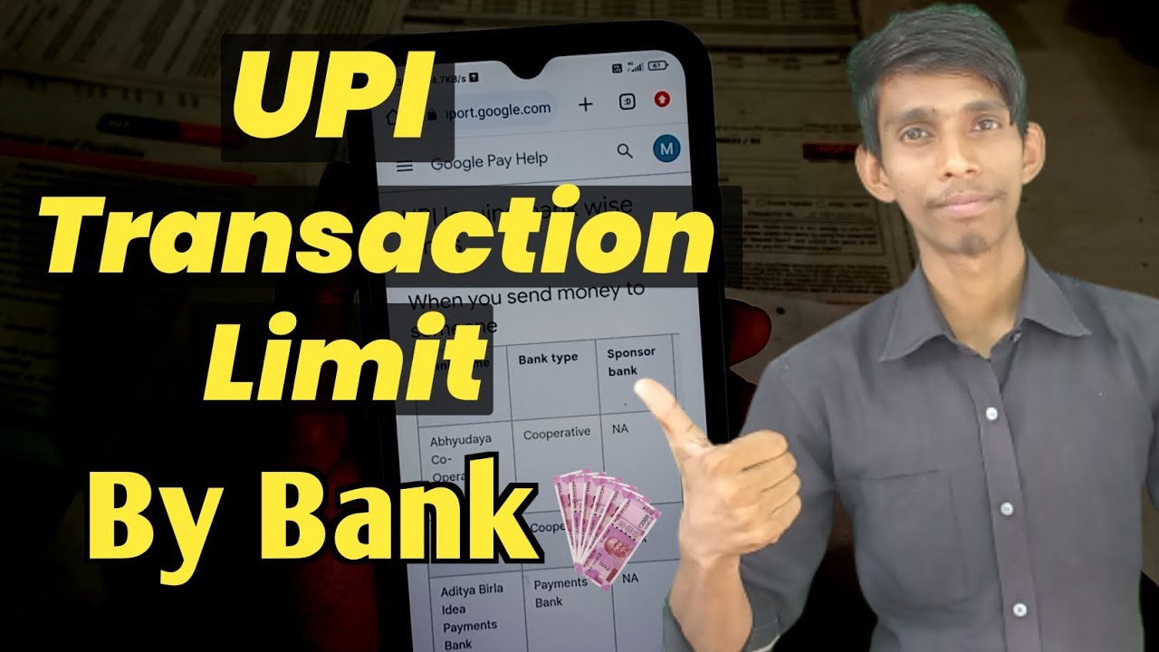 Discover the UPI Transaction Limit: Complete List for All Banks - YouTube