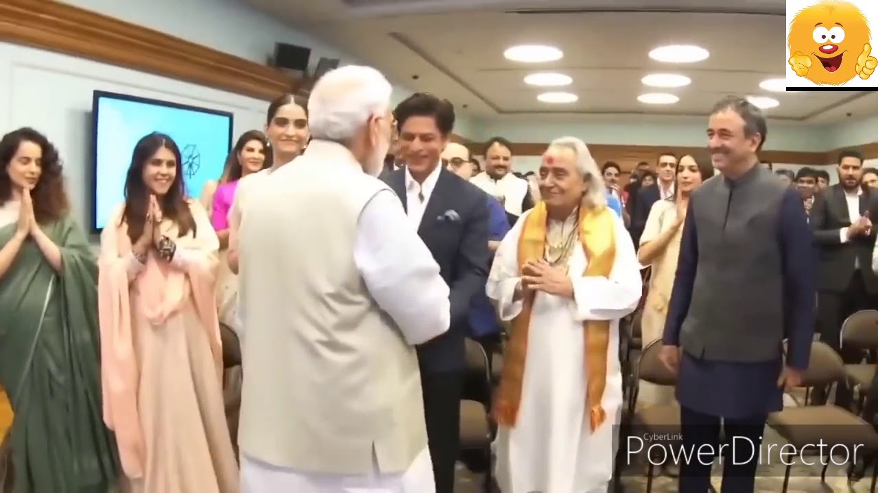 Pm modi ji with bollywood celebrities | - YouTube