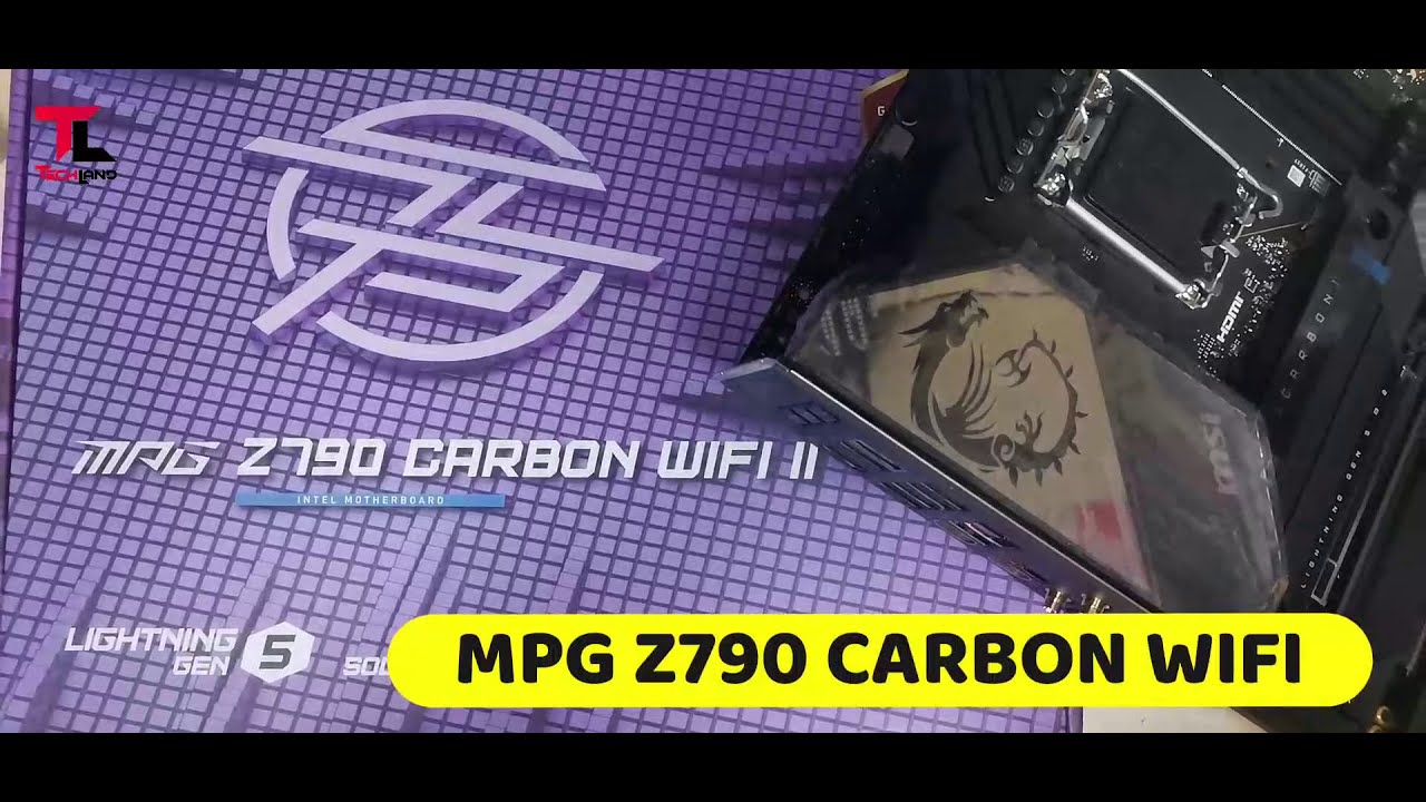 MSI MPG Z790 CARBON WIFI II Gaming DDr5 Motherboard featuring Wi Fi 7 solution | Tech Land - YouTube