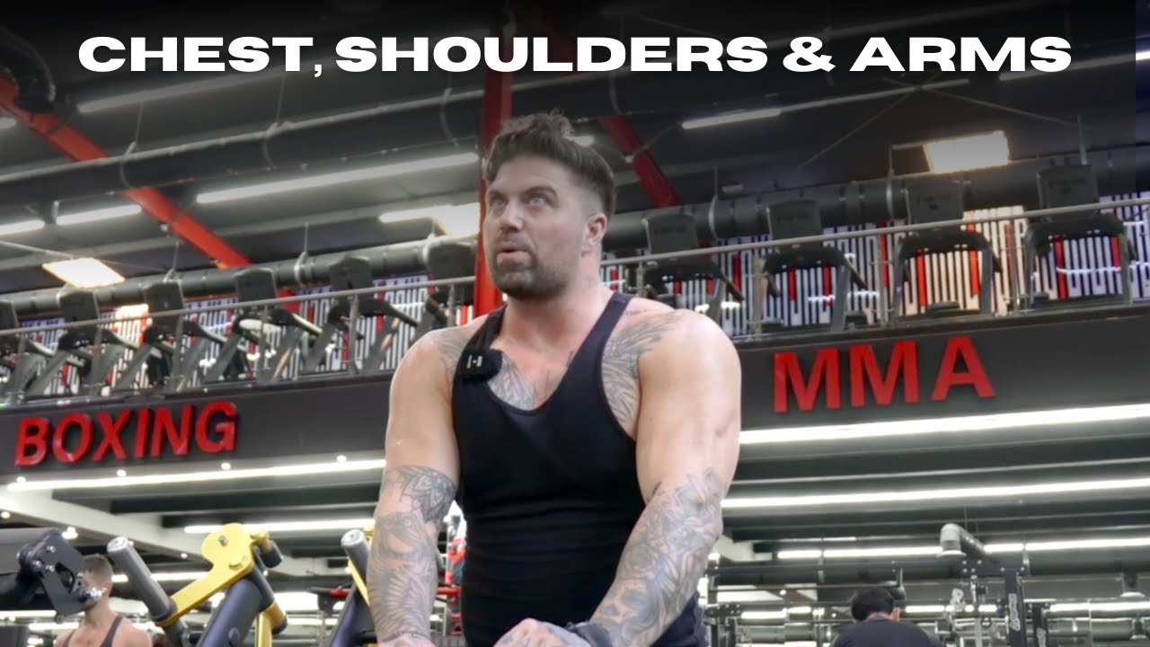 RAW Push & Arms Workout @Anisbinousgym - YouTube