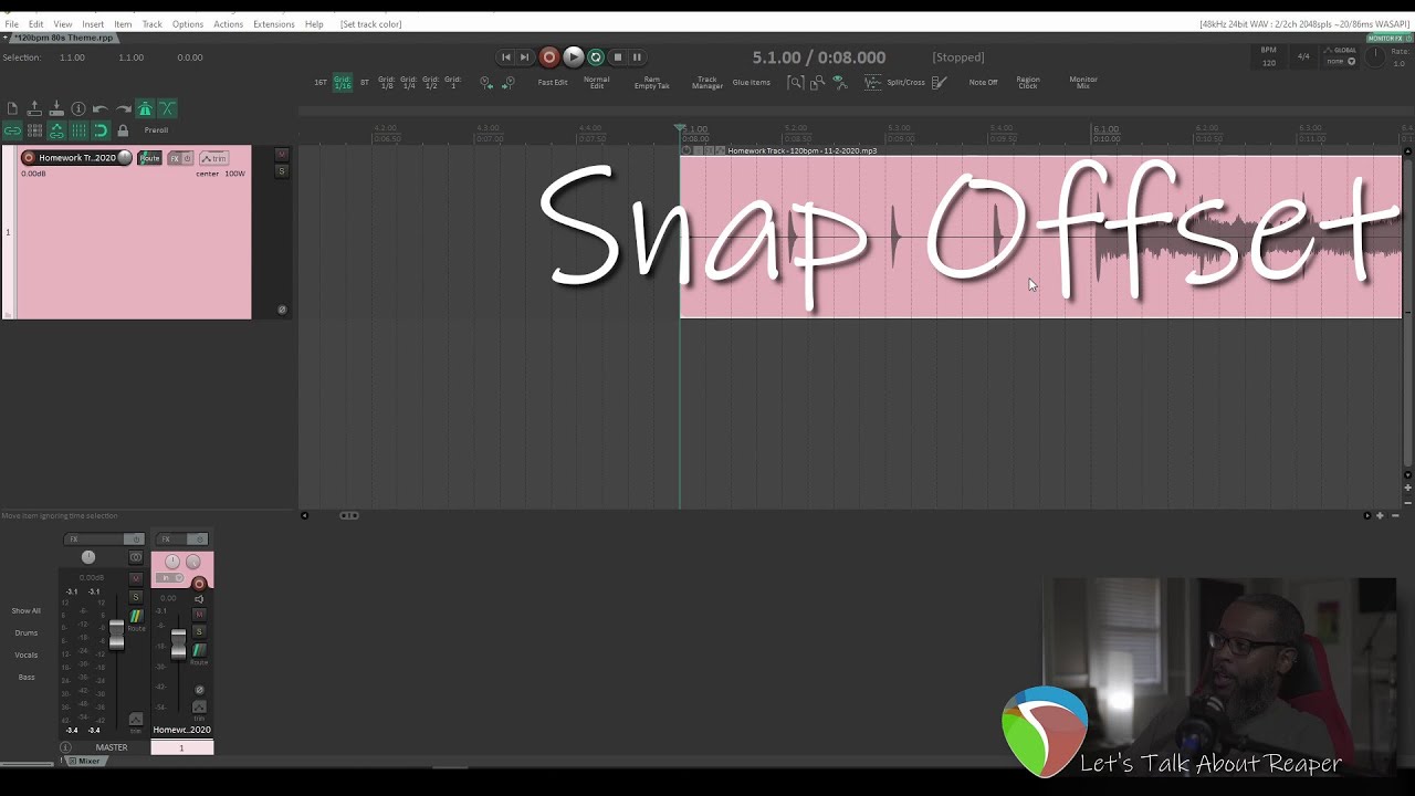Let's Talk About Reaper - Snap Offset - YouTube