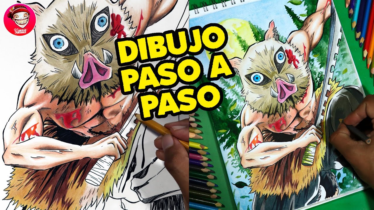 COMO DIBUJAR A INOSUKE | DEMON SLAYER | KIMETSU NO YAIBA - YouTube