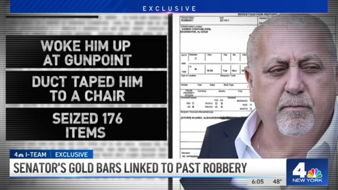 Sen. Bob Menendez's gold bars in bribery case linked to past robbery ...