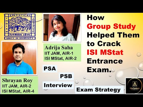 Success Strategy: ISI MStat Entrance ||AIR 2 & 4|| #isi #mstat #msc # ...