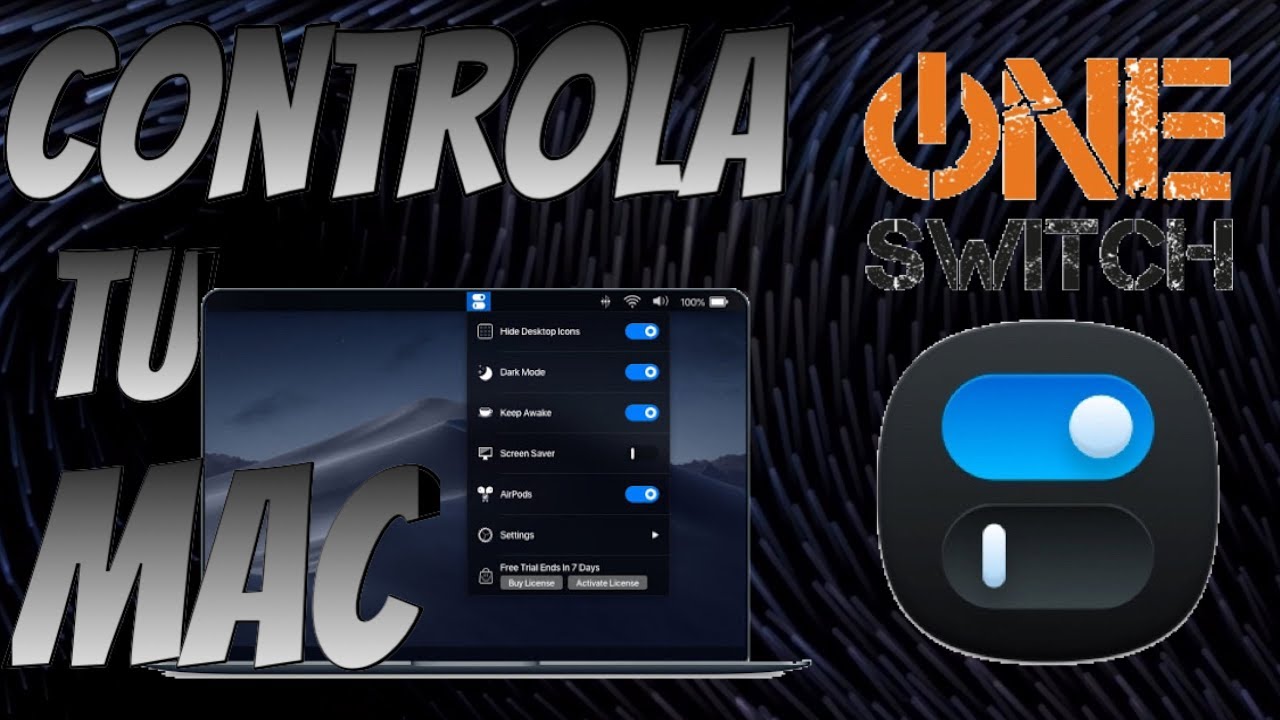 👨🏻‍💻 HAZLO TODO CON UN CLICK EN TU MAC OS | One Switch App | TODO LO ...
