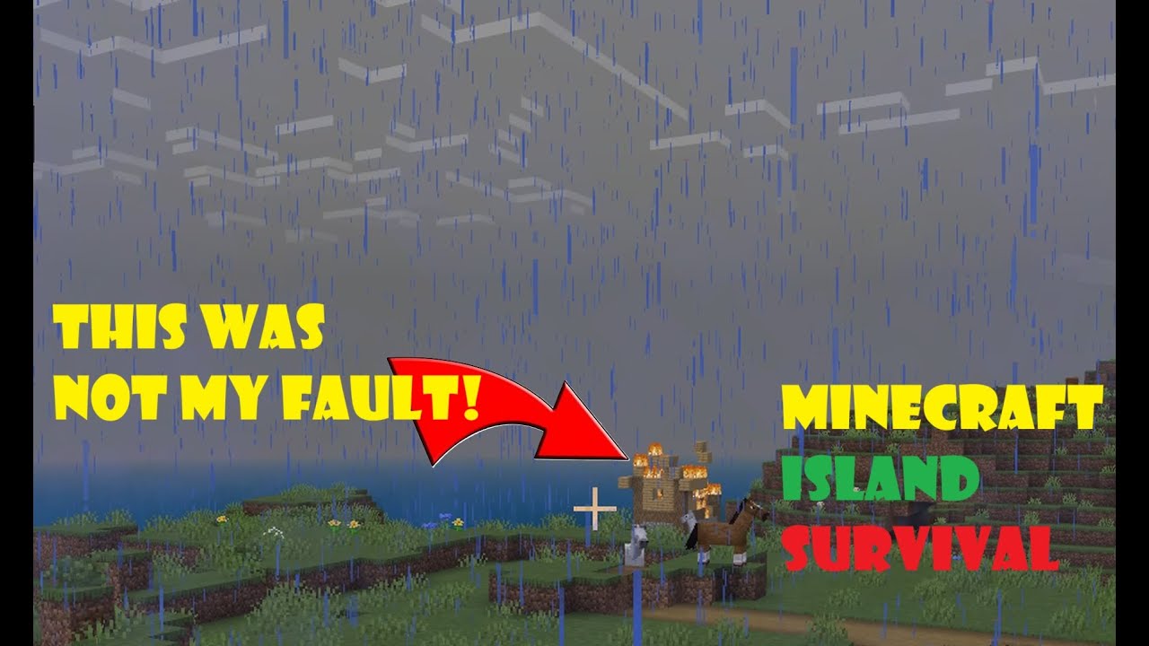 Atack of the mutant chicken Minecraft Island Survival Day1 - YouTube