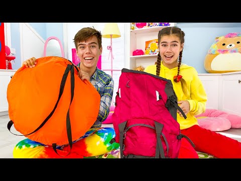 Artyem teaches Mia to go camping | Yes Yes Bedtime Camping