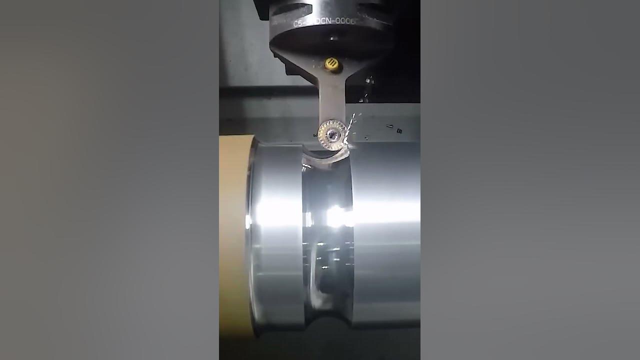 Round Insert Cnc Machining Youtube