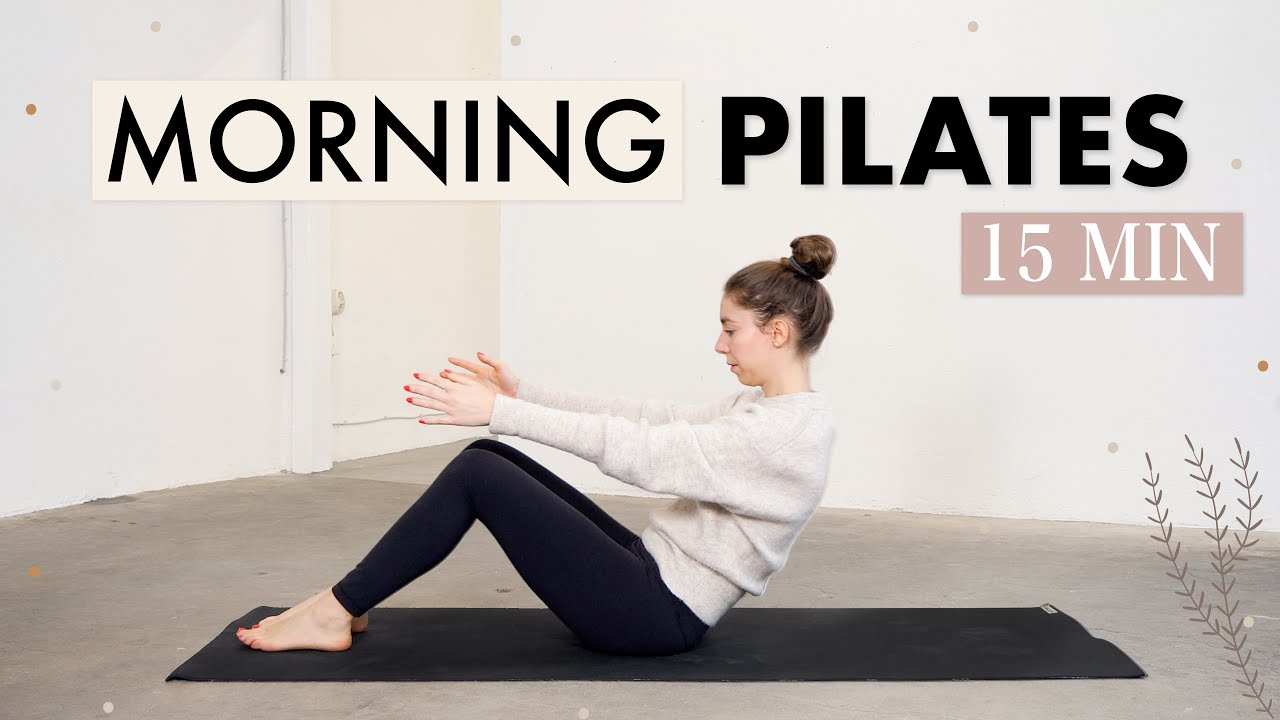 15 Min Morning Pilates | Full body workout | Music only - YouTube