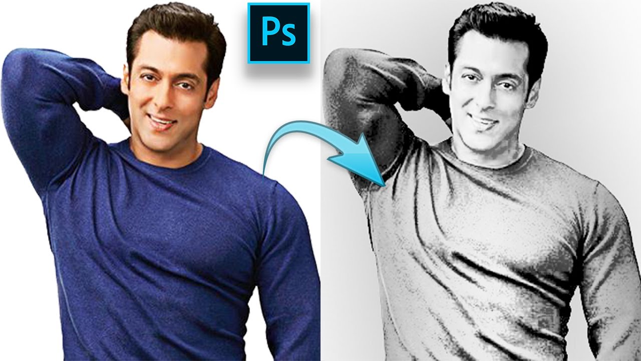 How to convert Image into A Pencil Sketch in Photoshop. Photoshop ...