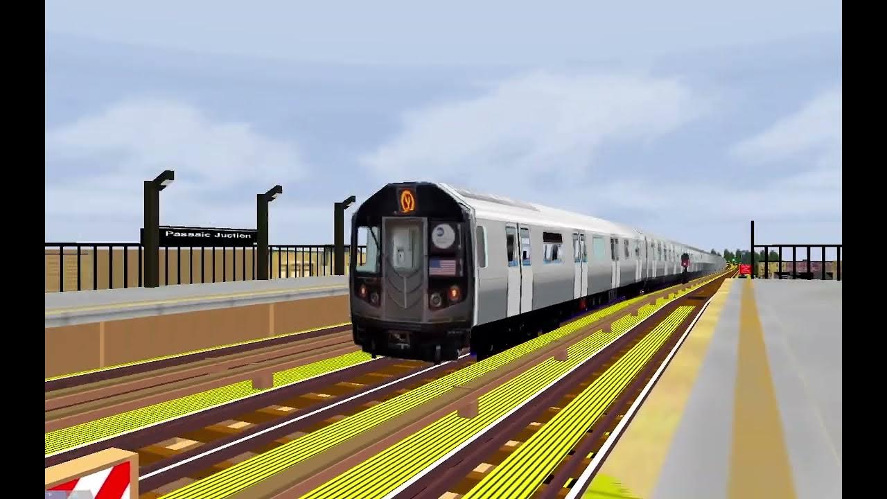 OpenBVE Fictional: Exclusive! R153 K Express to Henry Avenue - YouTube