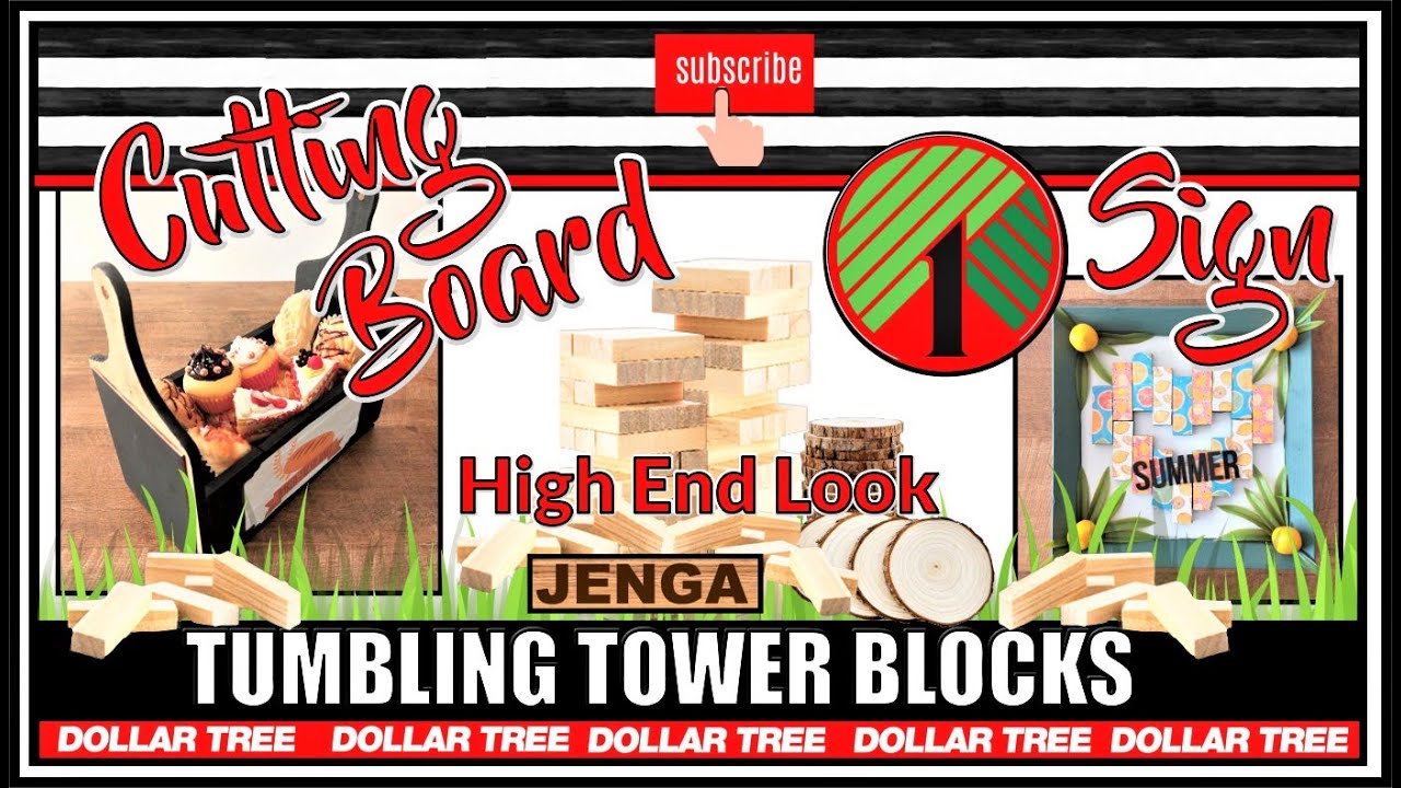 FAST AND EASY TUMBLING TOWER BLOCKS DIYS II MUST TRY JENGA BLOCKS ...