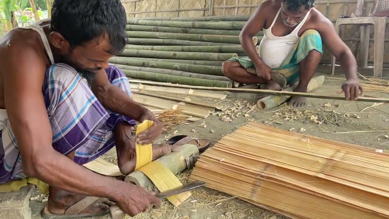 Fantastic Bamboo Cutting Village Master। Bamboo Cutting Amazing Skill ...
