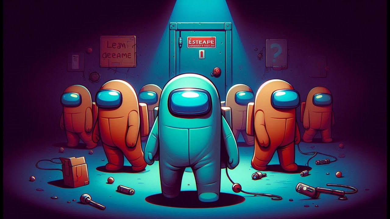 On test notre QI dans l'espace !! [Escape simulator ] DLC AMONG US ...