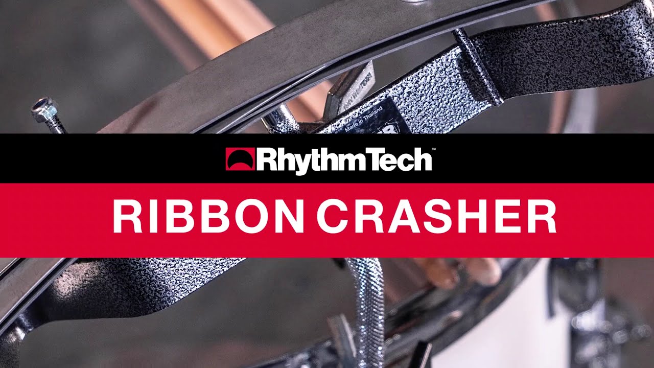 The Best Metal For Your Kit 🤘🏼 The Rhythm Tech Ribbon Crasher - YouTube