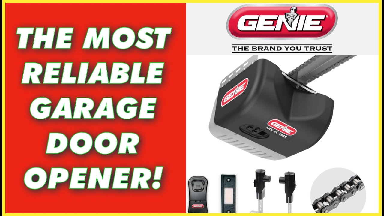 Garage Door Opener Chain Drive Genie 500 Model 1035 Review: Reliable ...