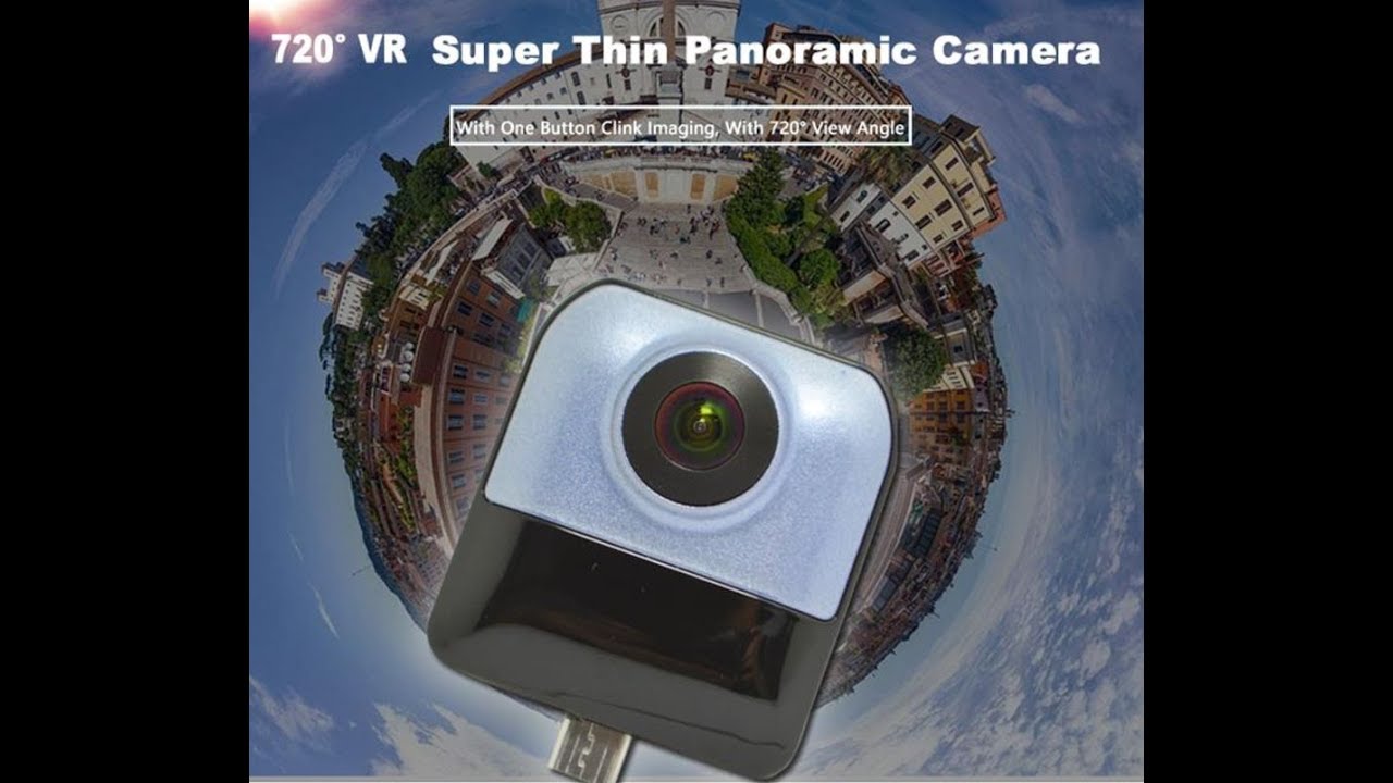 Mini 720° VR Panoramic Camera Fish-Eye Lens for Android Smartphone ...