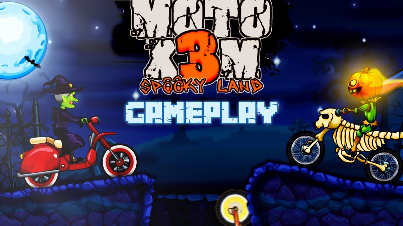 #Moto X3M - Spooky Land | Gameplay | #MotoX3M #Gameplay #Gaming # ...