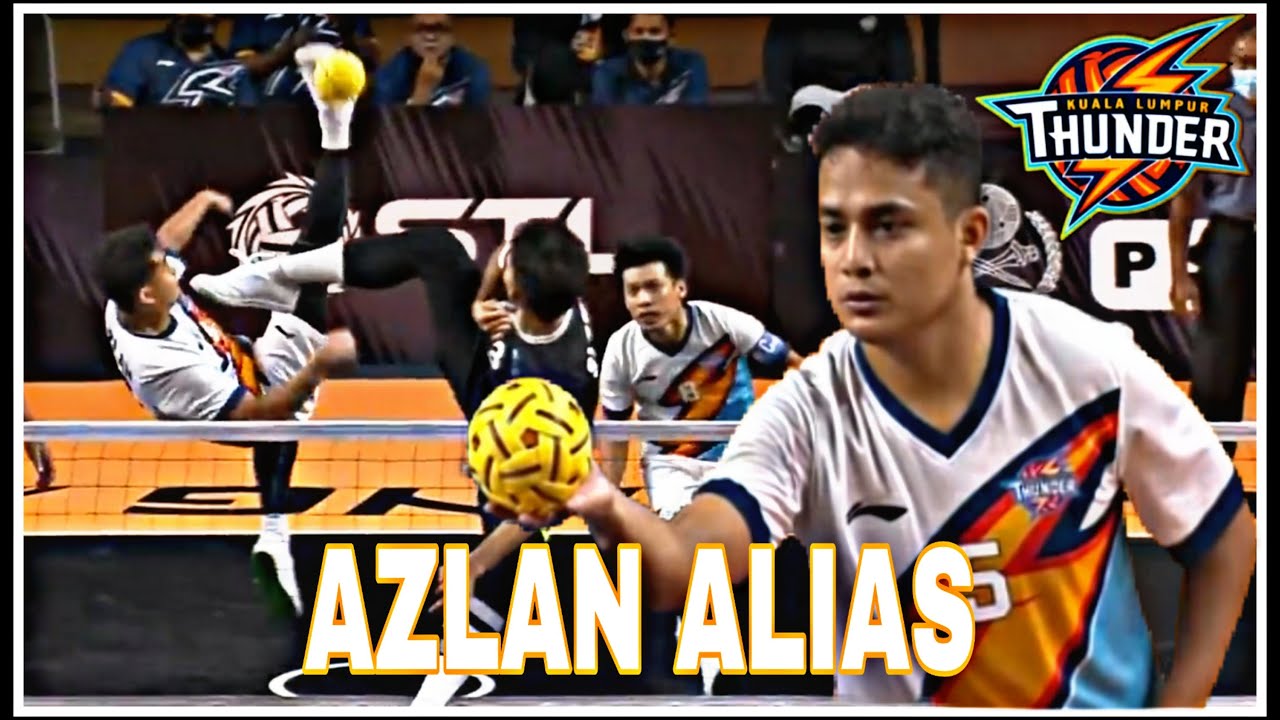 AZLAN ALIAS | SUNBACK SKILLS | SEPAKTAKRAW - YouTube