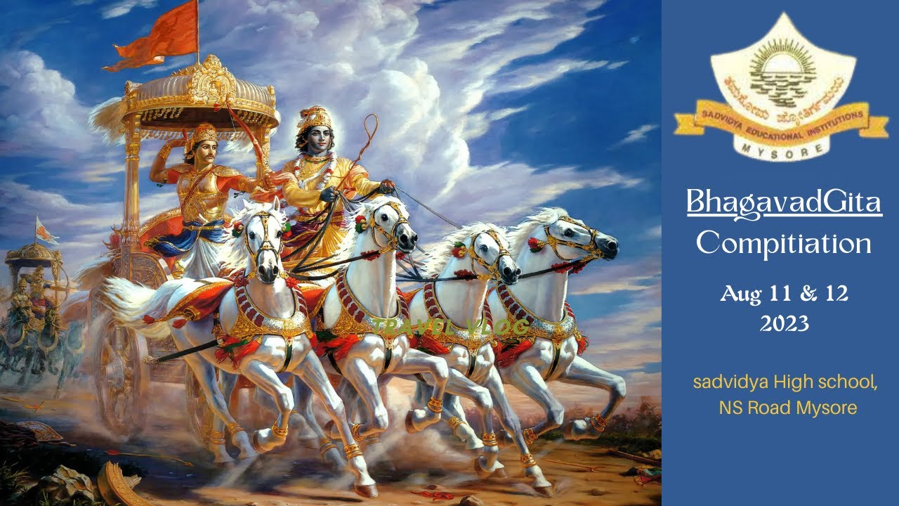 "Echoes of Sorrow and Serenity: Sadvidya Bhagavathgeete Competition ...