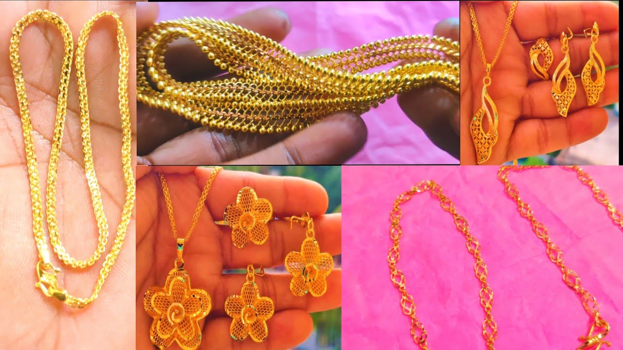 গলার চেইন ডিজাইন | latest gold chain designs - YouTube