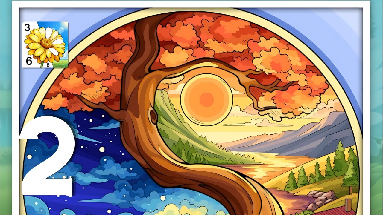 Color Oasis - Color by Number Gameplay Walkthrough Part 2 (Android, IOS ...