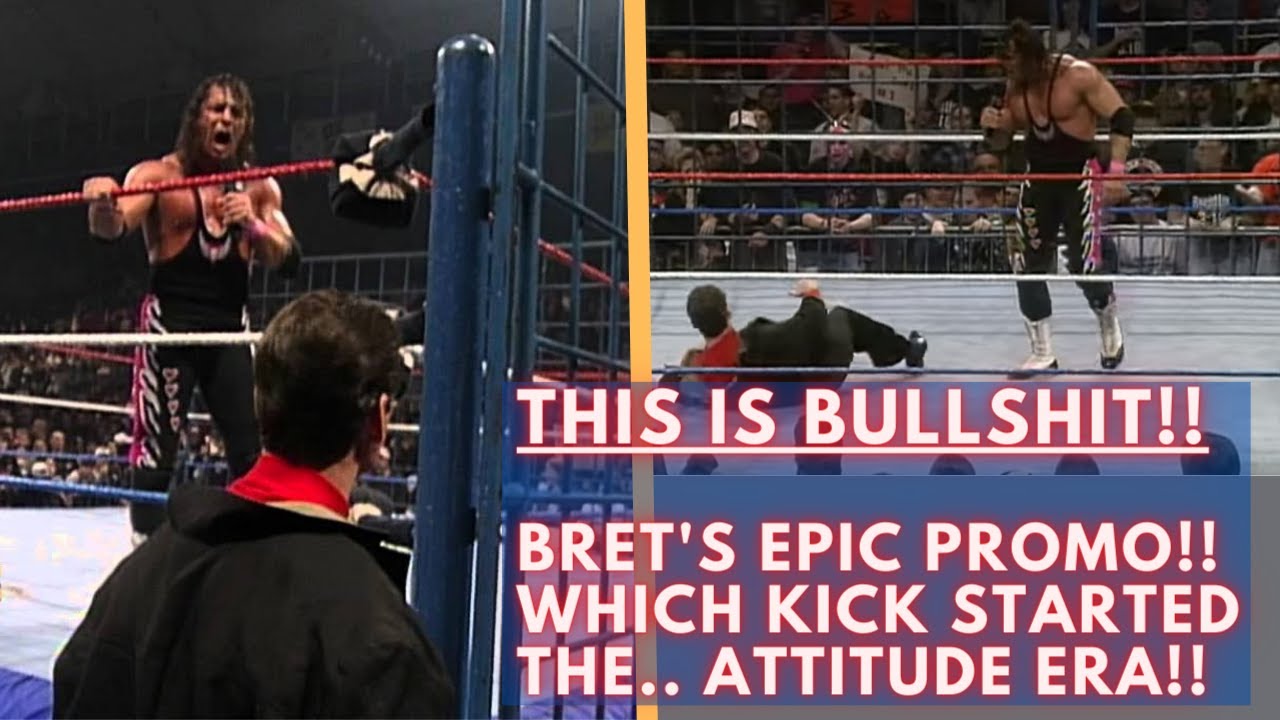 This is Bullshit!! Bret Hart is Frustrated and Fed up - Raw, March 17 ...