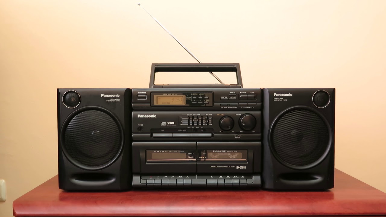 Panasonic RX DT610 FM radio mode - YouTube