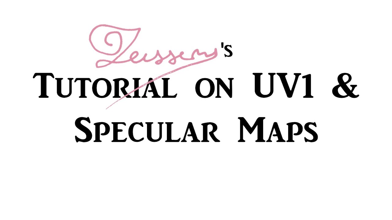 Sims 4 Tutorial - Uv1 & Specular Maps - YouTube