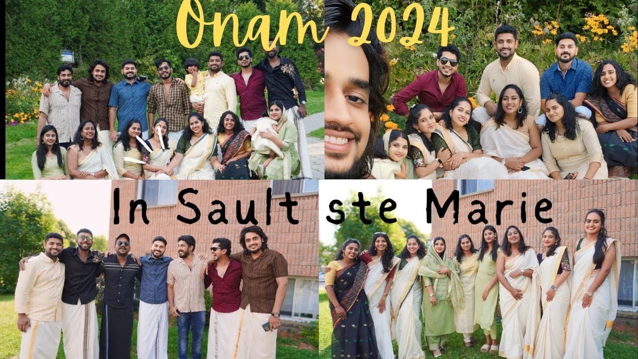 Our First Onam Celebration in Sault Ste Marie, Ontario, Canada - YouTube