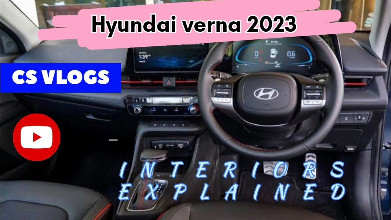 HYUNDAI Verna 2023 turbo SX(O) TOP model ALL INTERIOR BUTTONS EXPLAINED ...