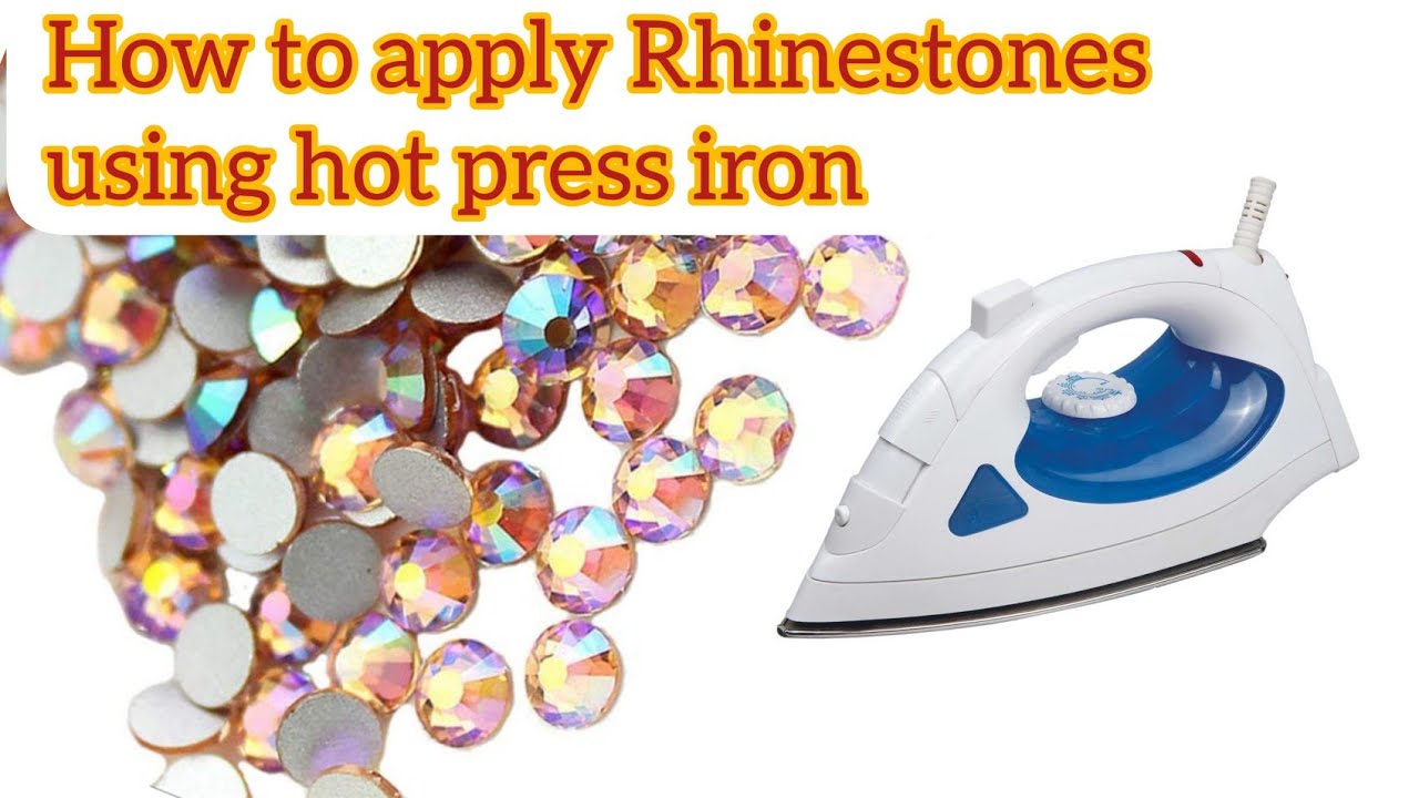 How to add Rhinestones/Crystals to your dress/fabric using hot iron ...