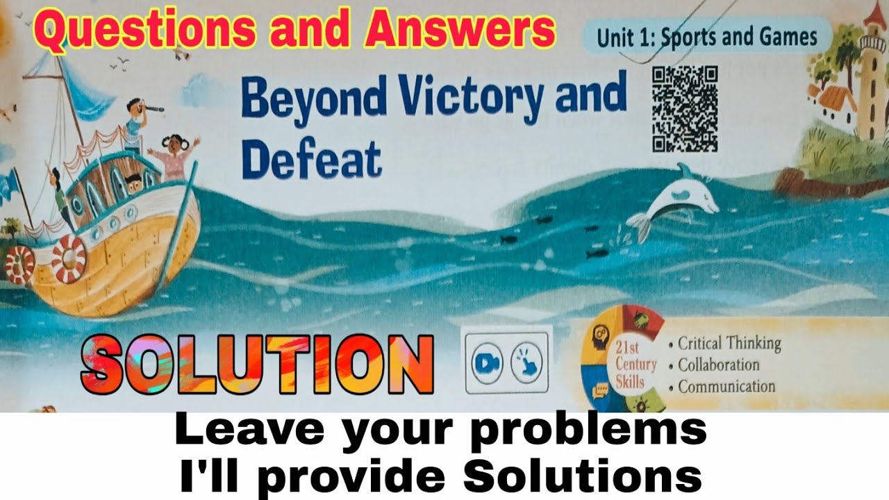 SOLUTION |Beyond Victory and Defeat by Abhinandan Rao Solution| English ...