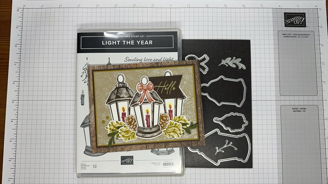 Stampin’ Up! Light The Year Fall Hello Card Tutorial - YouTube