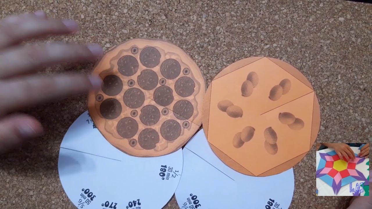 Material manipulable para aprender fracciones: círculos interactivos ...