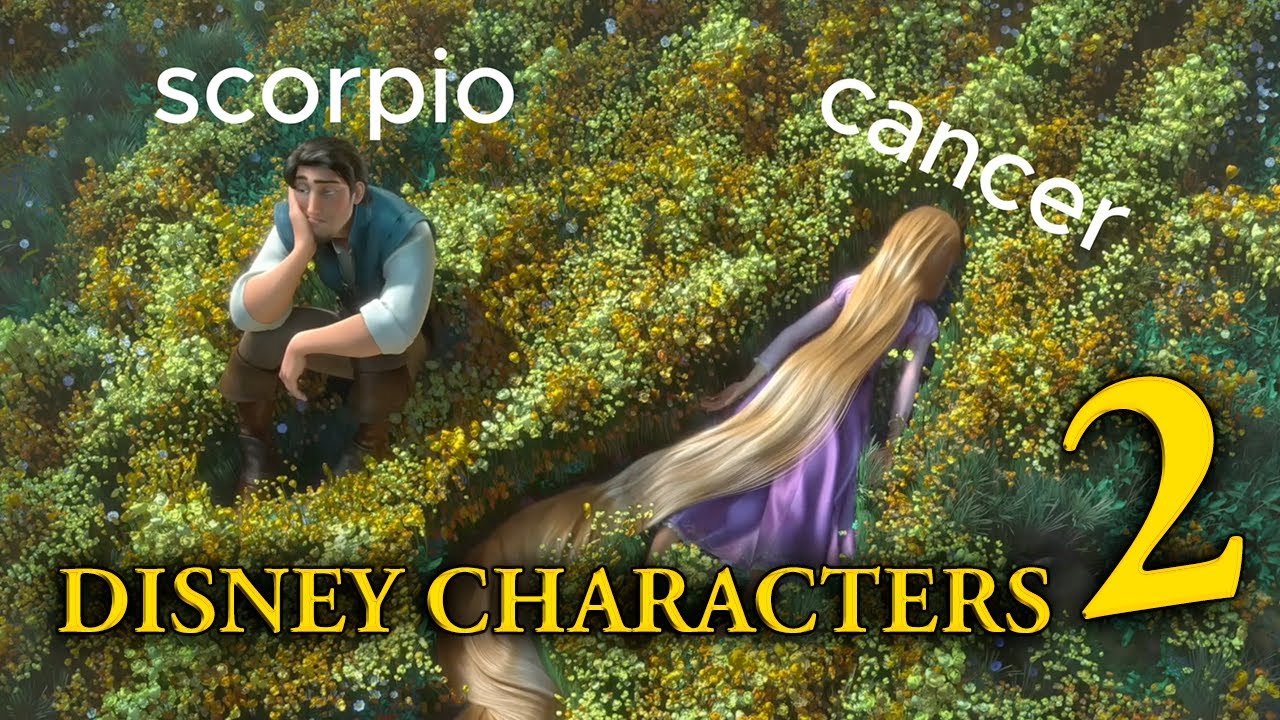 Disney Characters as Zodiac Signs | part 2 - YouTube