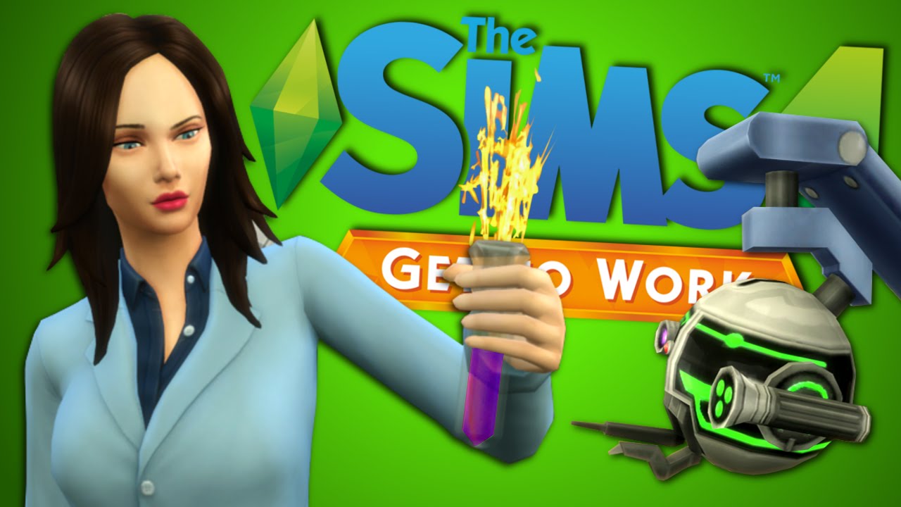 ALIEN SCIENTIST - Sims 4 Get to Work Scientist - The Sims 4 Funny ...