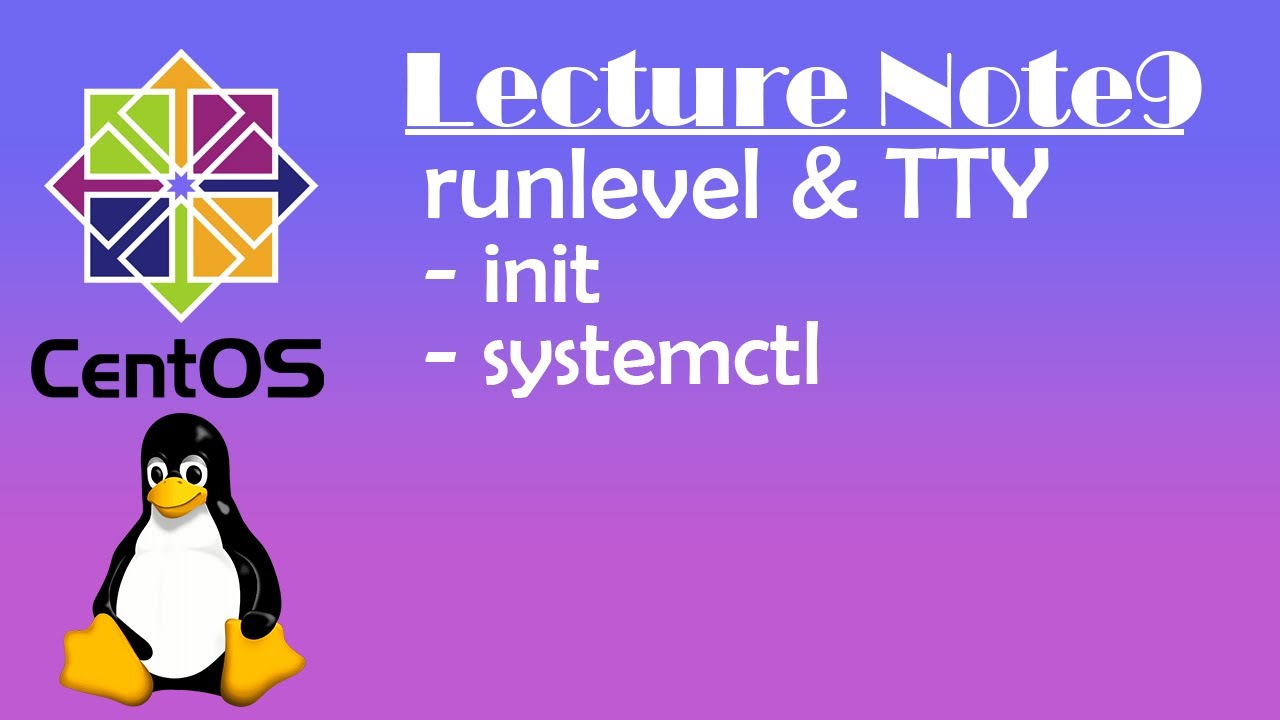 Learn Linux for Beginner Lecture note9 (CentOS) - YouTube