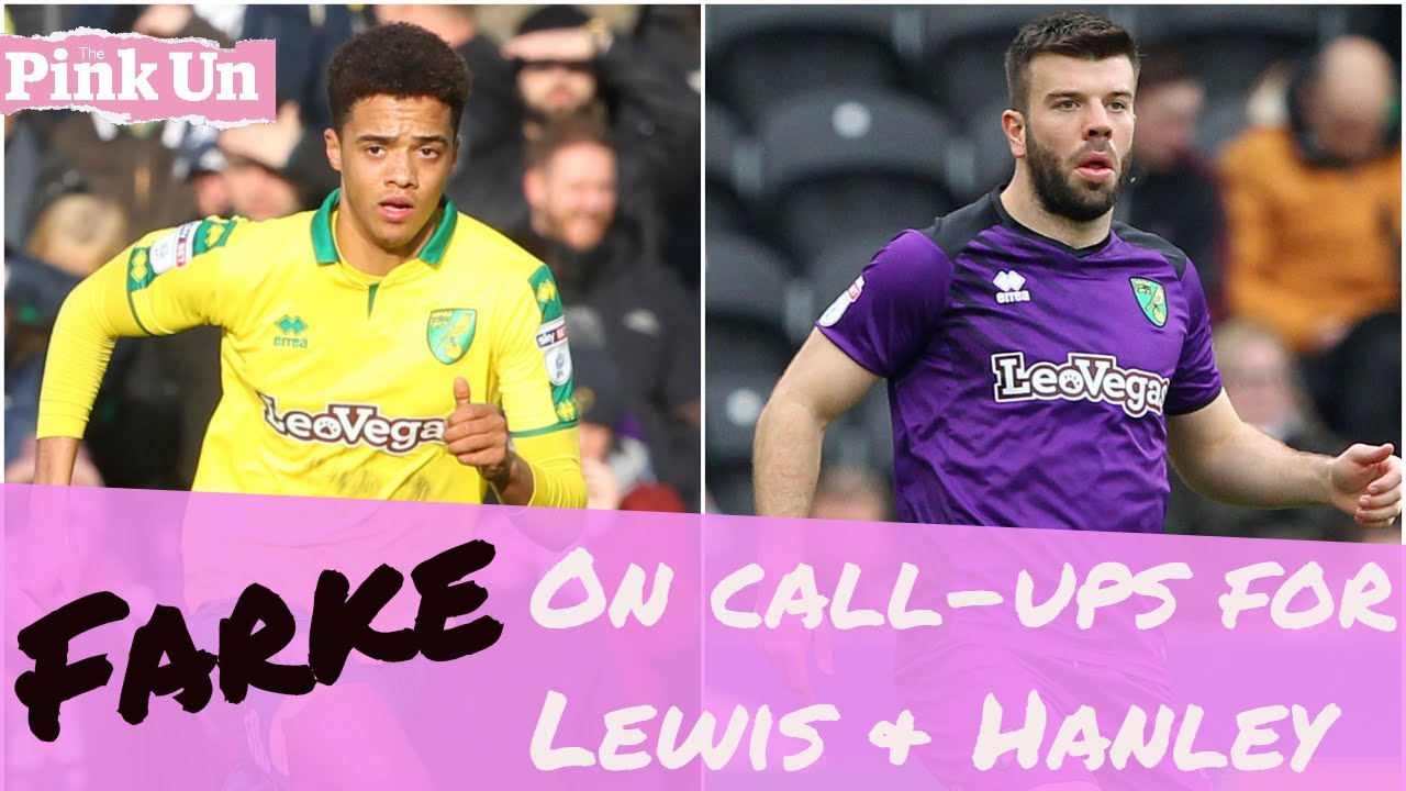 Farke on call-ups for Lewis and Hanley - YouTube