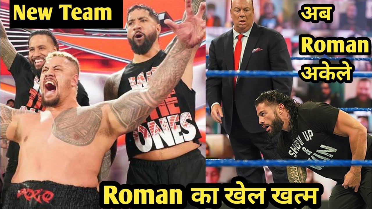 Solo sikoa Joined Jay and Jimmy Usos And Roman Reigns alone balaley ...