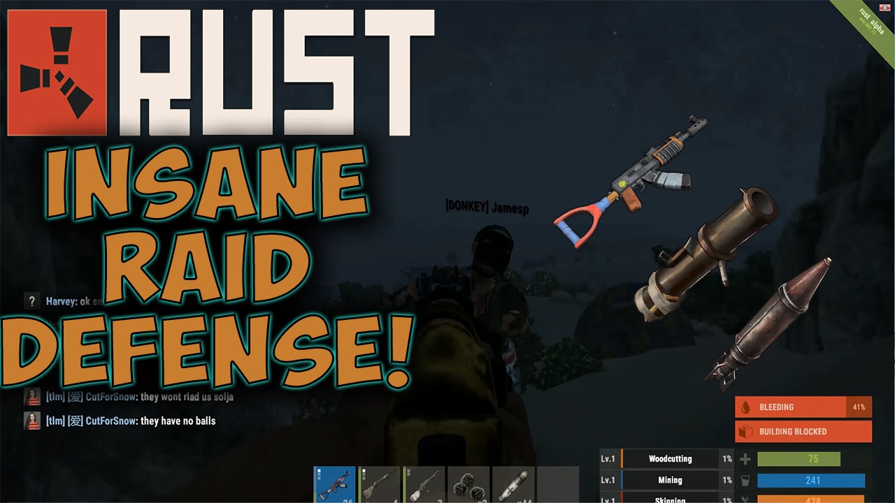 Rust: Insane Raid Defense! (Modded Rust) - YouTube