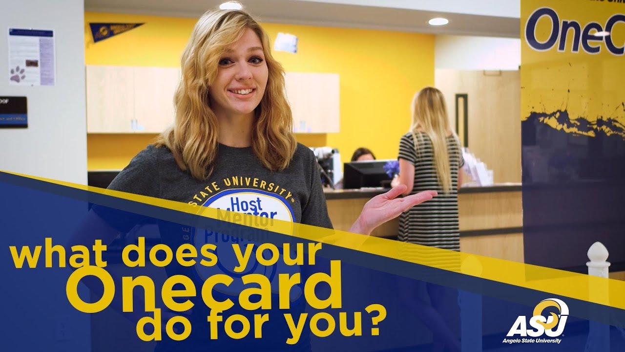 Angelo State OneCard - YouTube