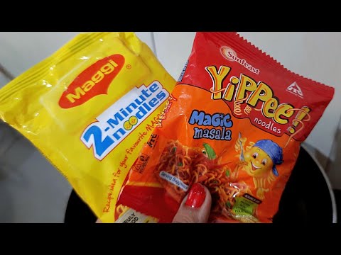 WHAT HAPPENS when you MIX MAGGI 😱 & 😋 YIPPEE | Maggi Noodles Vs Yippee ...