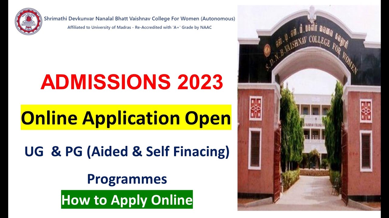 Sdnb Vaishnav College Logo SDNB Vaishnav (@sdnbvaishnav_official)