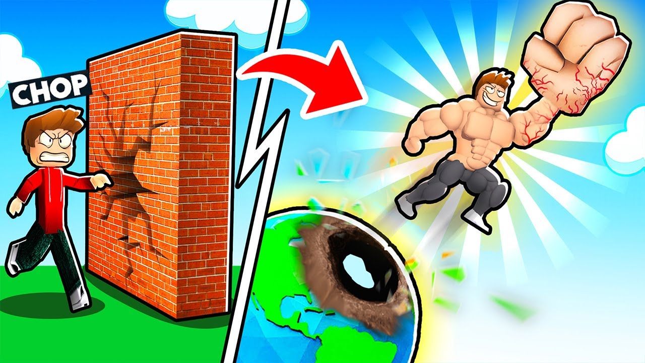 ROBLOX CHOP MAXED OUT IN WALL PUNCHING SIMULATOR - YouTube