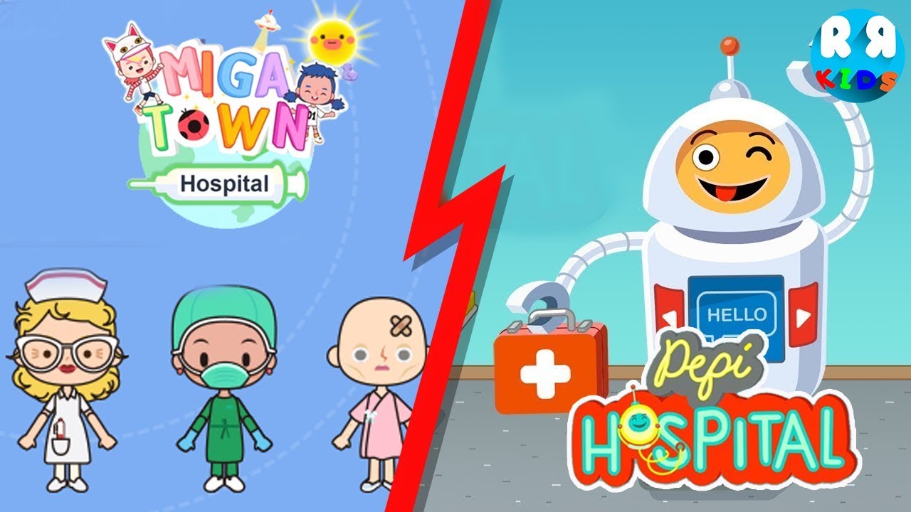 It's Pepi Hospital better than Miga Town My Hospital ??!! - YouTube