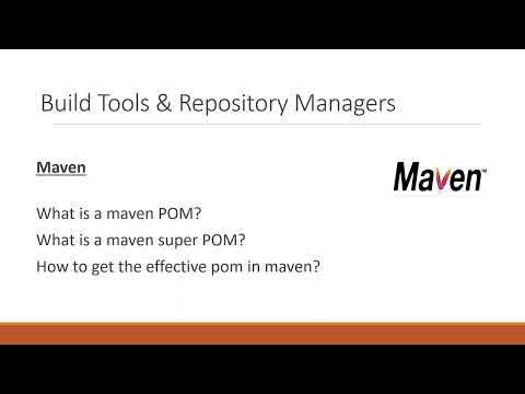 What are maven POM, maven super POM and Effective POM in maven? - YouTube